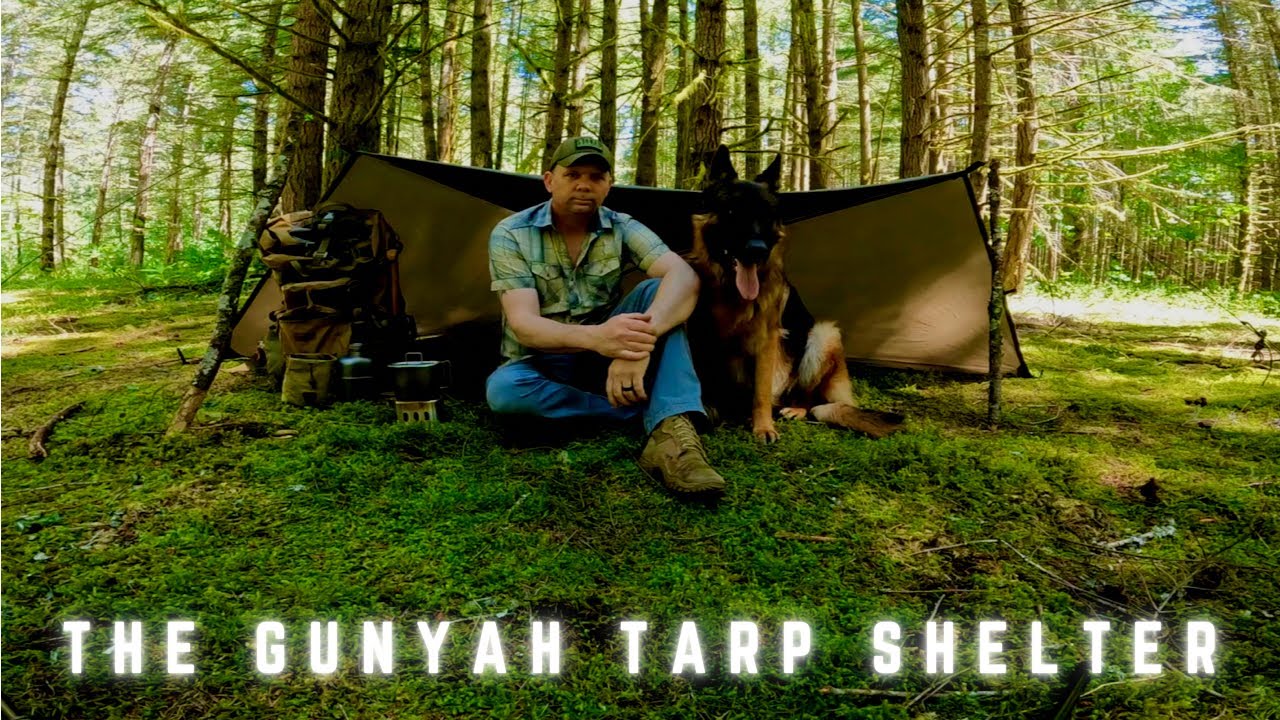 The Gunyah Tarp Shelter - YouTube
