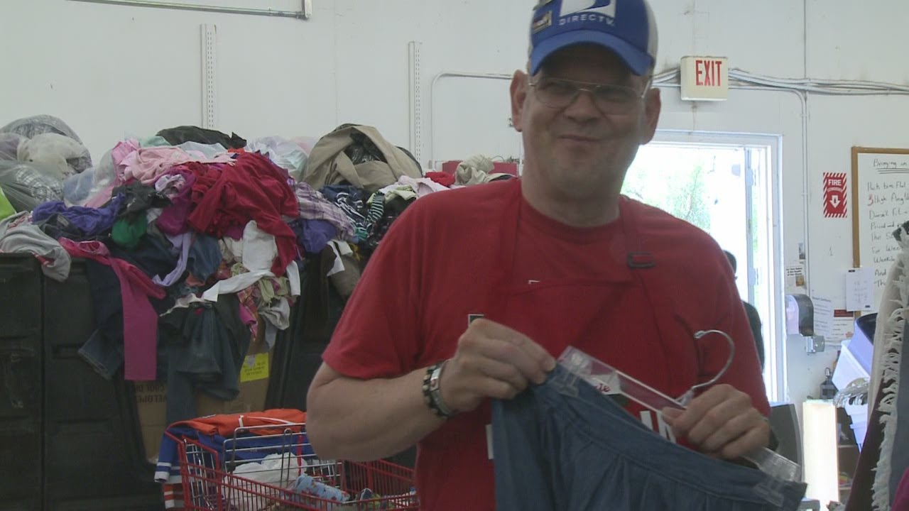 Thrift store fire threatens prized jobs - YouTube