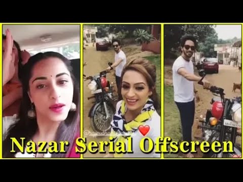Nazar Serial | Off Screen Masti | Ansh and Piya | Nazar😍 - YouTube