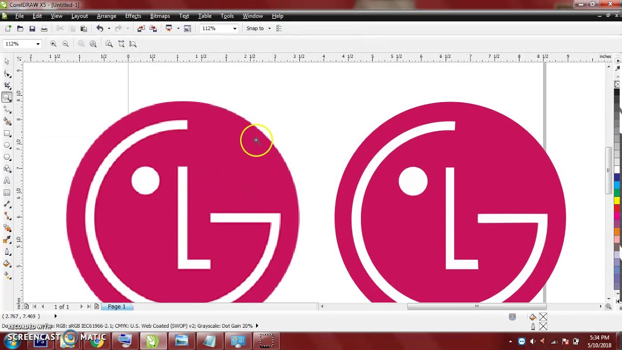How To 2 Logo Trace In Coreldraw Perfect Just 14 Minutes - YouTube