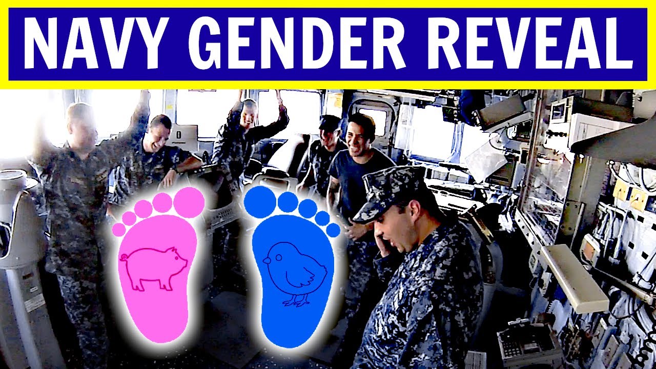 Gender Reveal During US Navy Deployment - YouTube