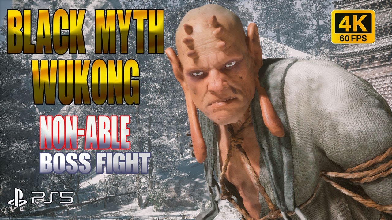 BLACK MYTH WUKONG (NON-ABLE BOSS FIGHT) 4K Gameplay PS5 - YouTube