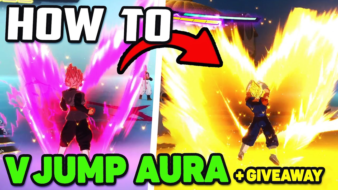 HOW TO: V JUMP EXCLUSIVE DLC AURA IN SPARKING ZERO KRIEGEN! + GIVEAWAY ...