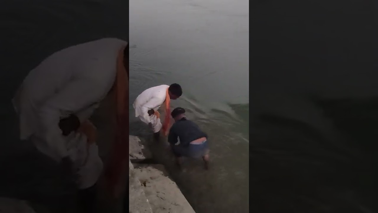 Huge fish captured in Rapti River - YouTube
