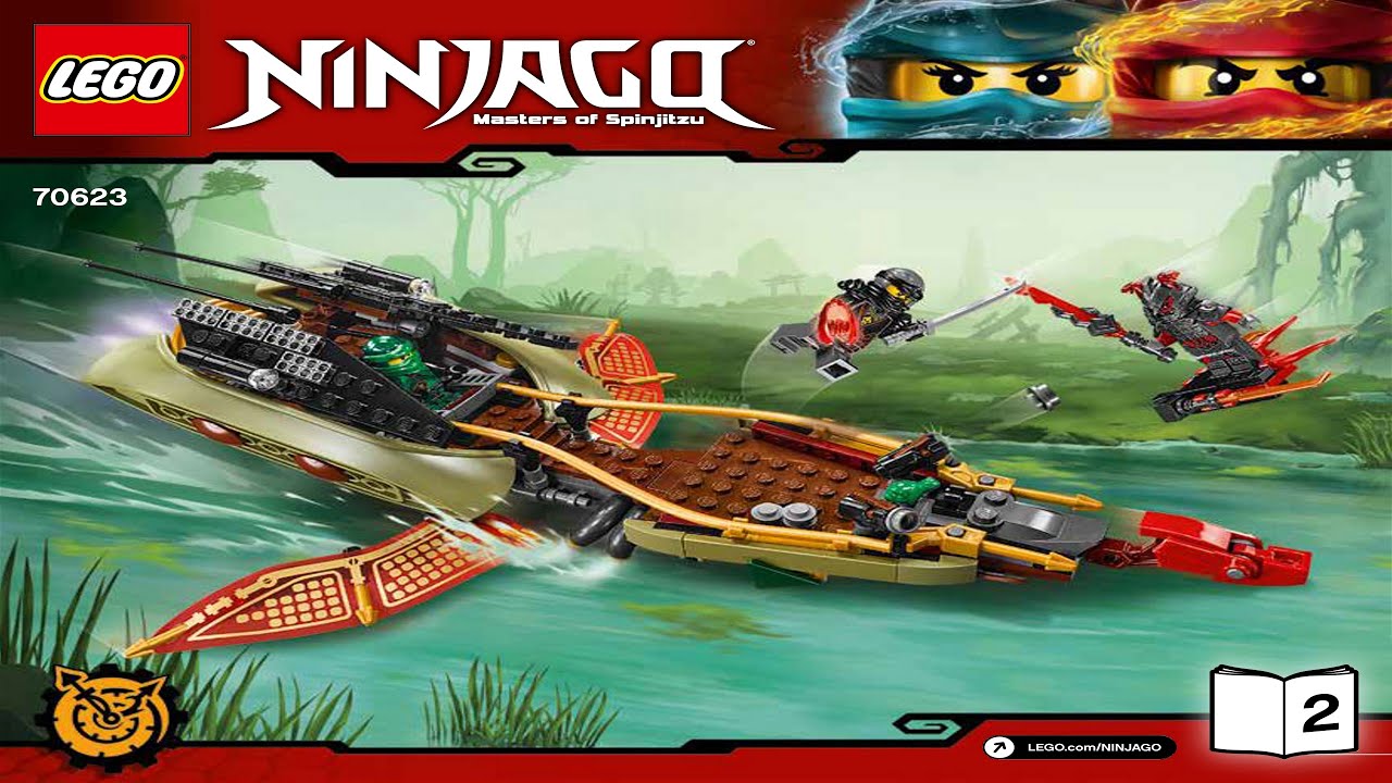 LEGO instructions - Ninjago - 70623 - Destiny's Shadow (Book 2) - YouTube