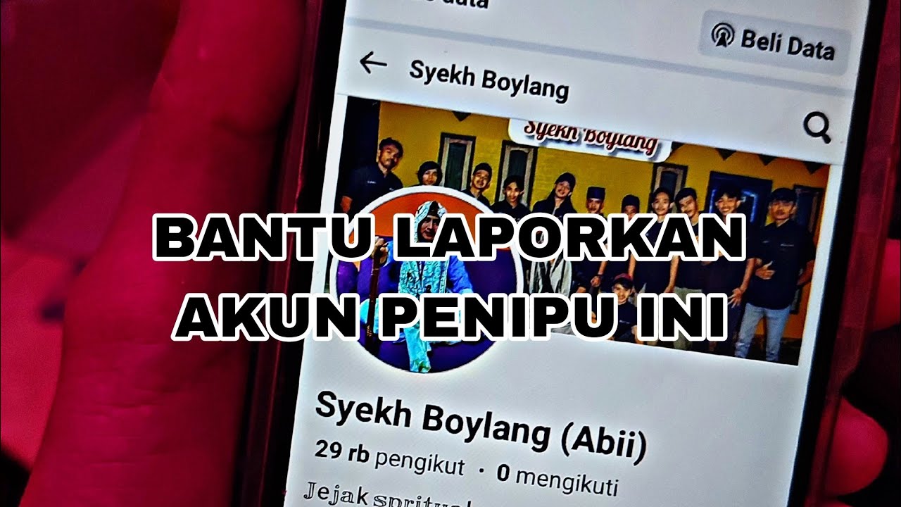 AKUN PENIPU HATI-HATI TOLONG BANTU LAPORKAN - YouTube
