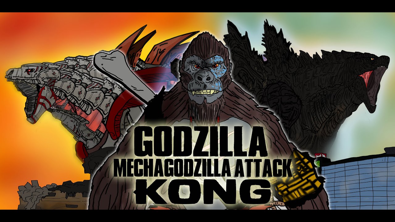 GODZILLA VS KONG MECHAGODZILLA ATTACK CLIPS - YouTube