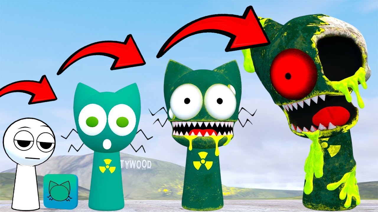 NEW EVOLUTION of HORROR TOX INCREDIBOX SPRUNKI PYRAMIXED in Garry's Mod ...