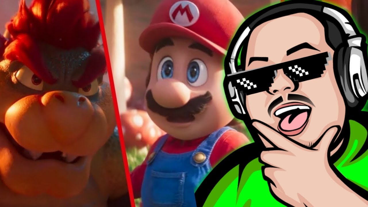 The Super Mario Bros Movie Official Trailer Reaction - YouTube