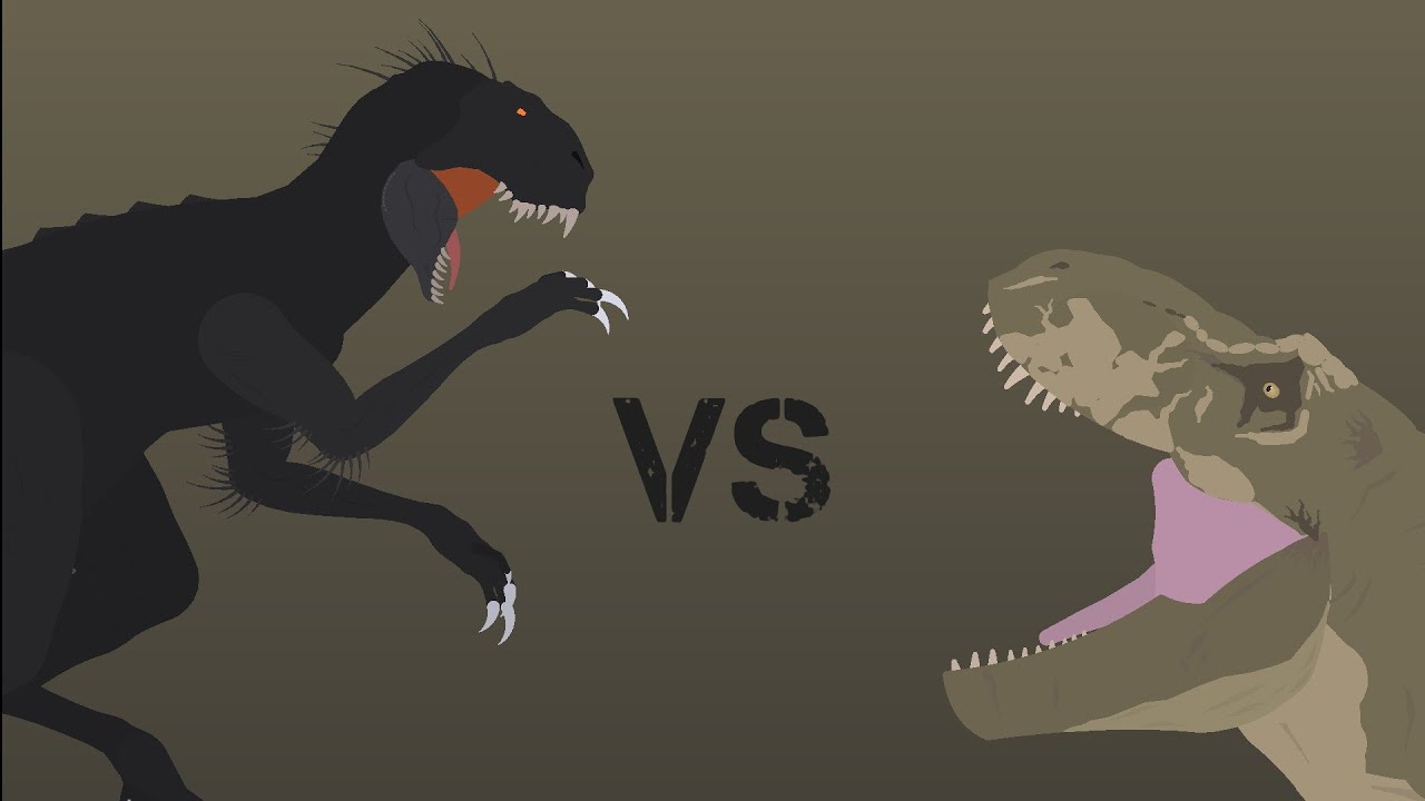 scorpius rex (E750) vs tyrannosaurus rex (Rexy) - YouTube