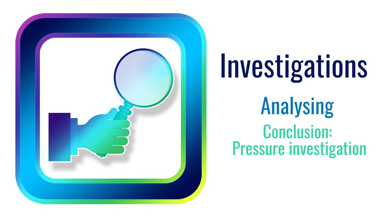 Investigations Analysing 4: Conclusion to Pressure investigation - YouTube