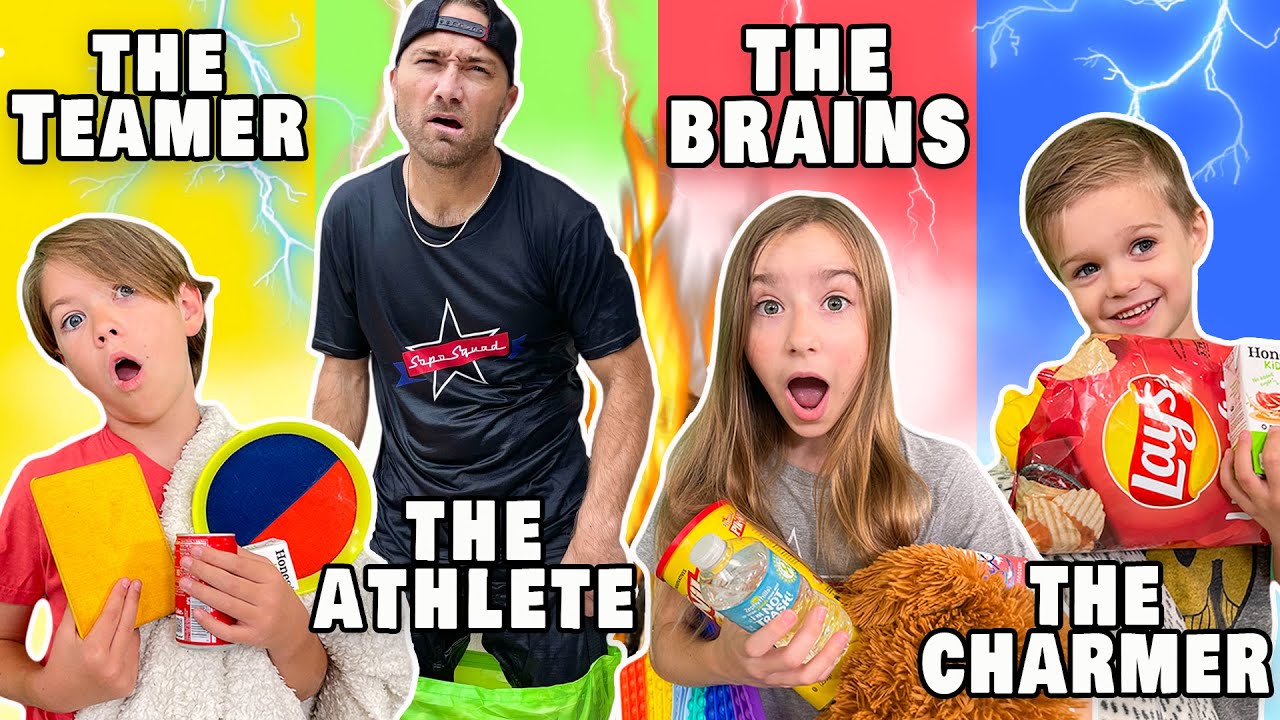 LAST TO LEAVE The BACKYARD Wins $1000!! Sopo Squad Family Challenge ...