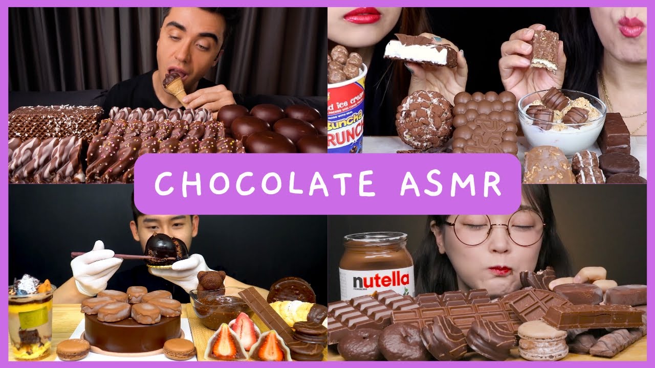🍫 Chocolate Feast ASMR 🍫 | Dessert Mukbang Compilation - YouTube
