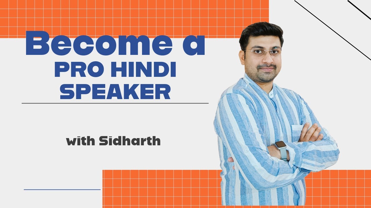 **"Discover Fun & Engaging Hindi Lessons with Sidharth | Learn Hindi ...