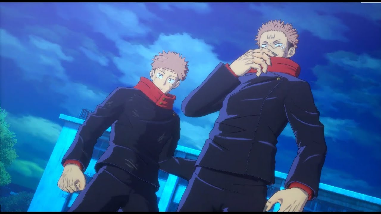 Ryomen Sukuna and Itadori Yuji VS Satoru Gojo and Megumi Fushiguro - YouTube
