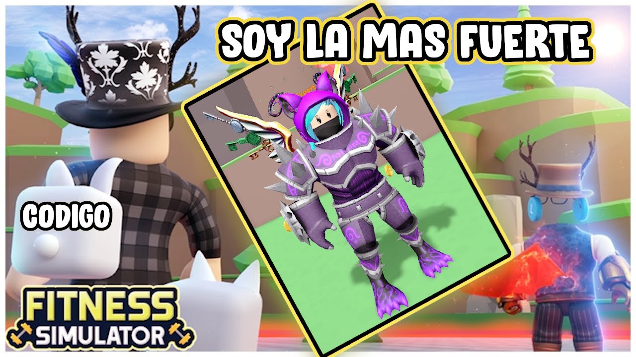 *CODIGO* FITNESS SIMULATOR ROBLOX SIMULADOR DE FUERZA LA MAS FUERTE DE ...