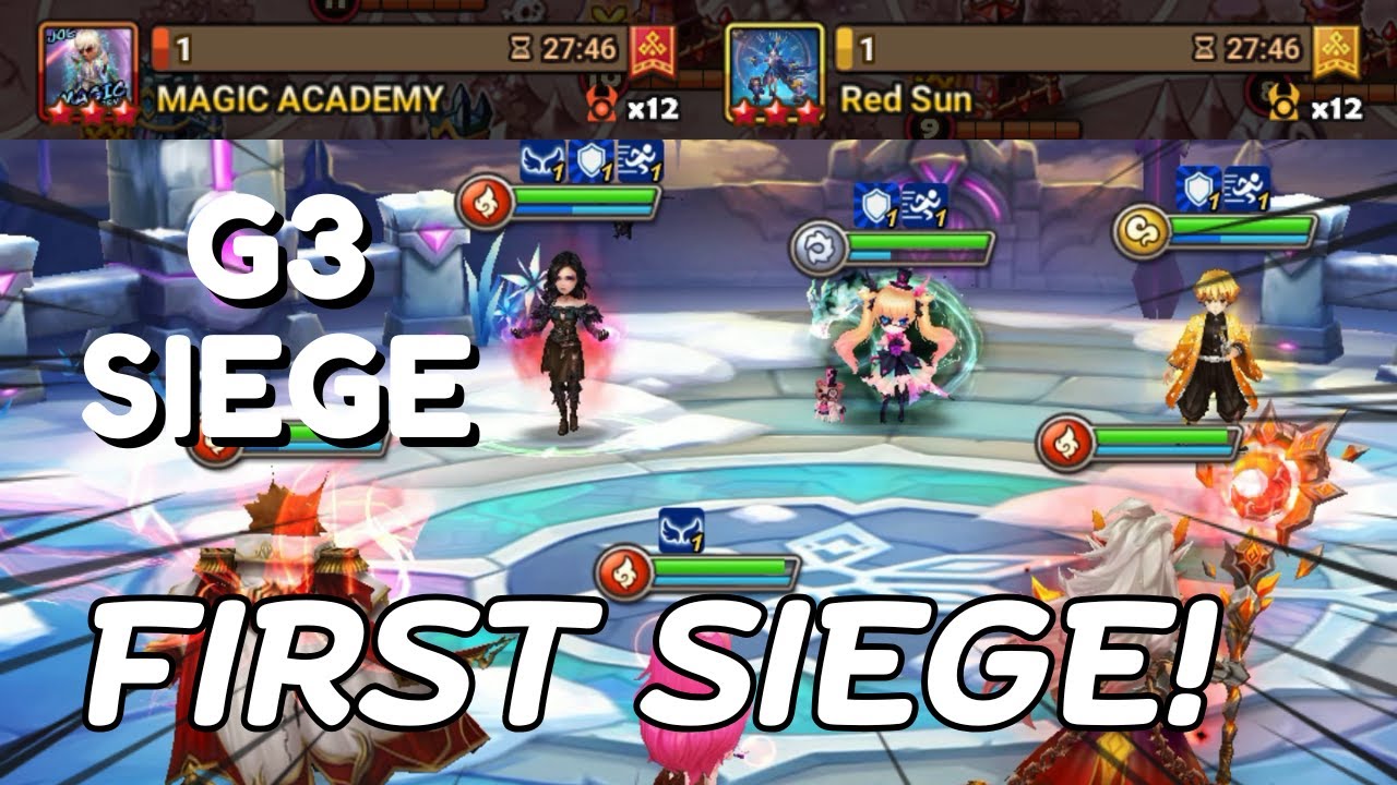 G3 SIEGE : MAGIC ACADEMY / Red Sun - I've Missed This! First Siege of The Season!! - Summoners ...