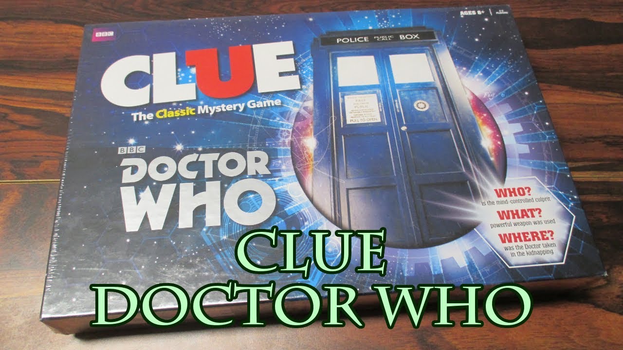 Clue Doctor Who Unboxing - YouTube