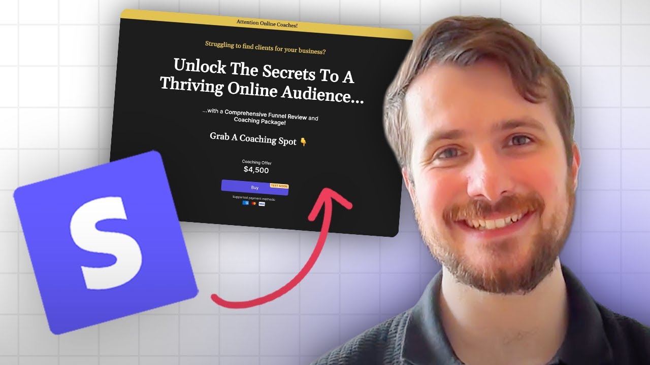 How to Embed Stripe Checkout on Your Landing Page (Step-by-Step) - YouTube