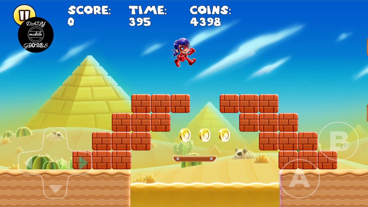 Ladybug Adventures World | Level 59 | Super Mario like game - YouTube