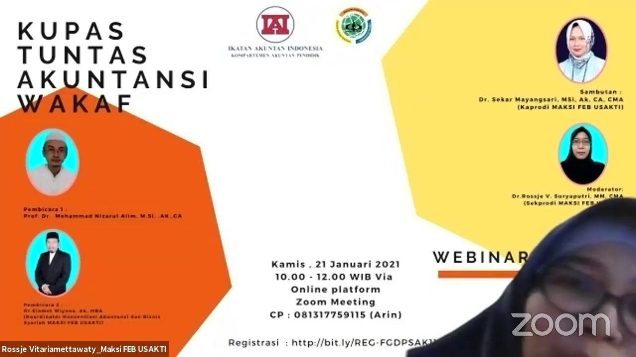 WEBINAR PSAK 112 "Kumpas Tuntas Akuntansi Wakaf" - YouTube