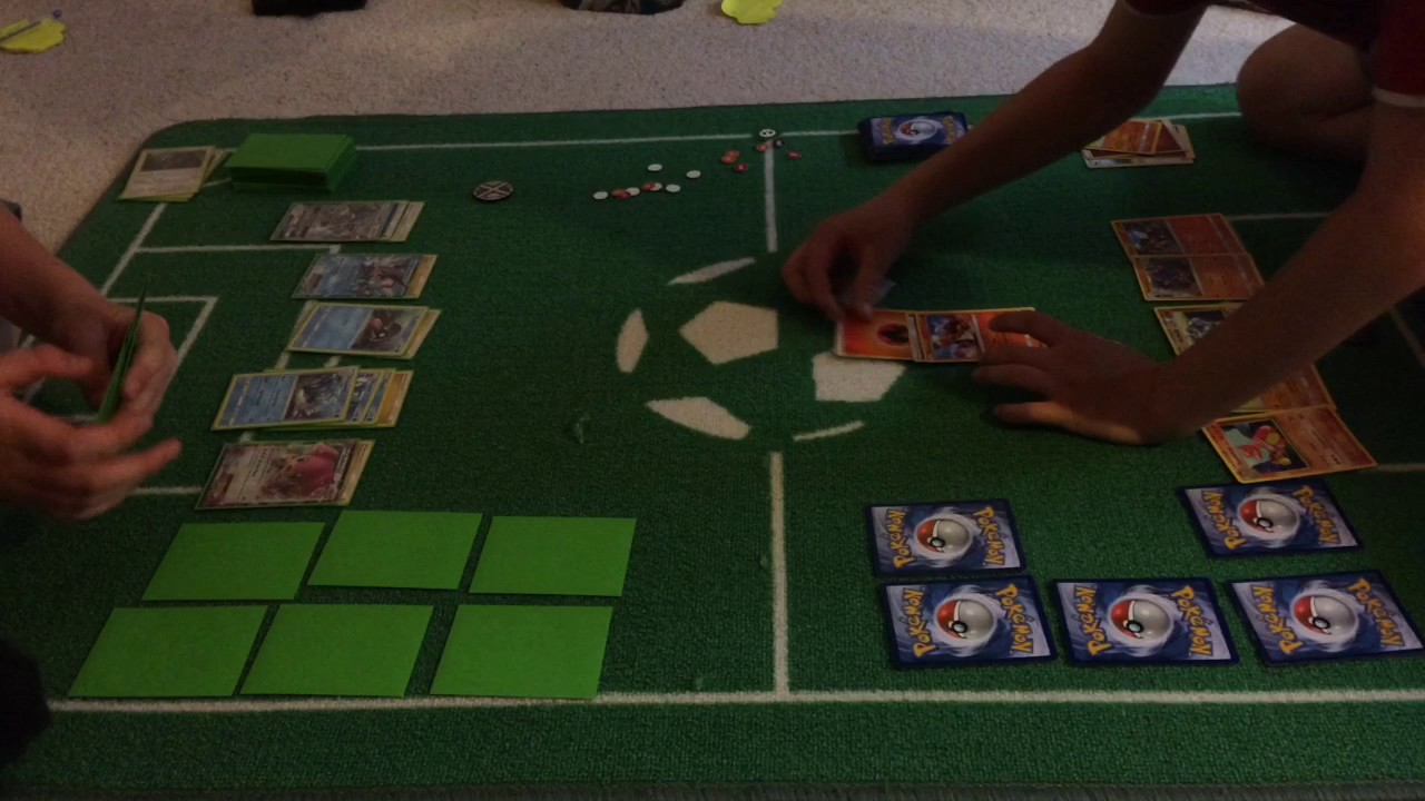 Pokemon battle (1) water a electric vs fire a fighting - YouTube