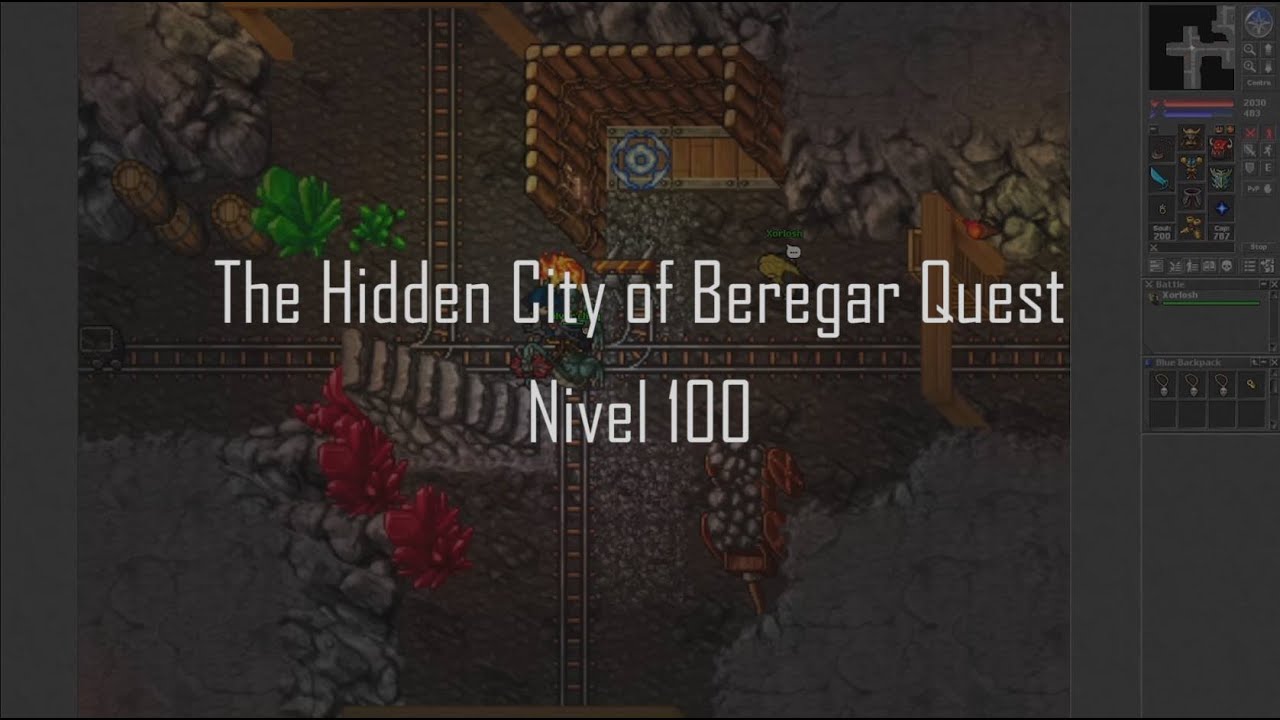 Tibia: The Hidden City of Beregar Quest, en Español Pt. 2 (Firewalker ...