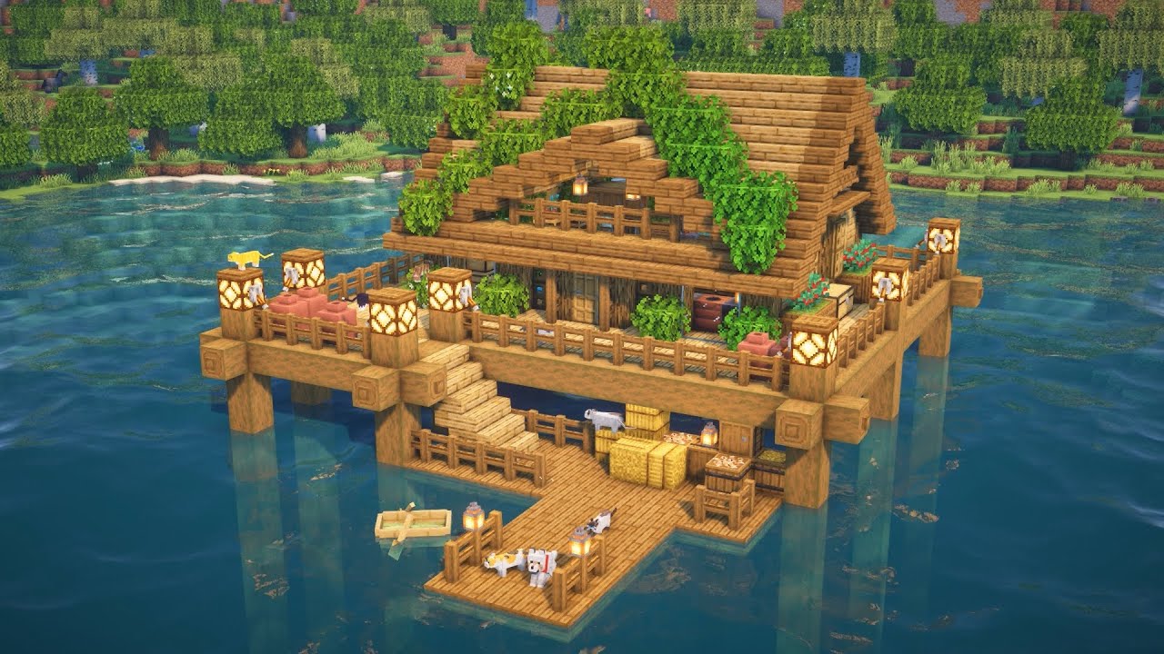 Minecraft | How to Build a Dock House - YouTube