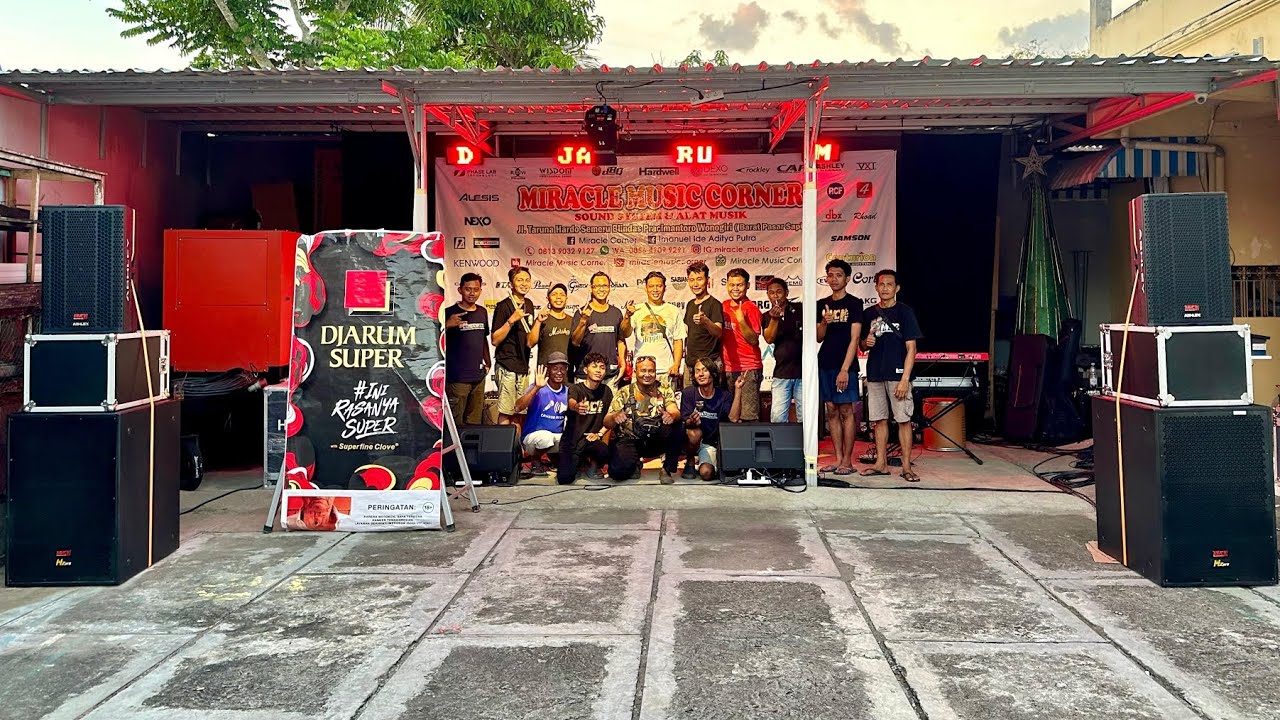 DJARUM SUPER CILACAP BORONG AUDIO SOUNDSYSTEM ALAT MUSIK DAN LIGHTING ...