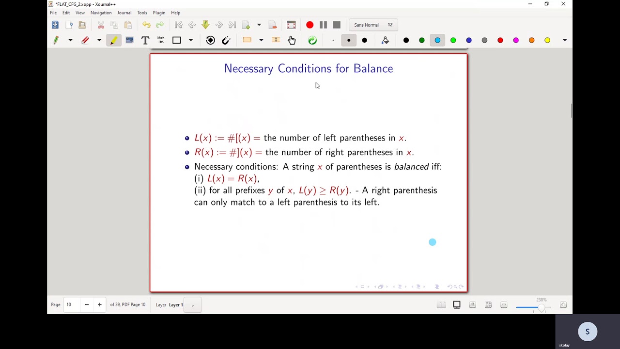CFG: Balanced Parentheses - YouTube