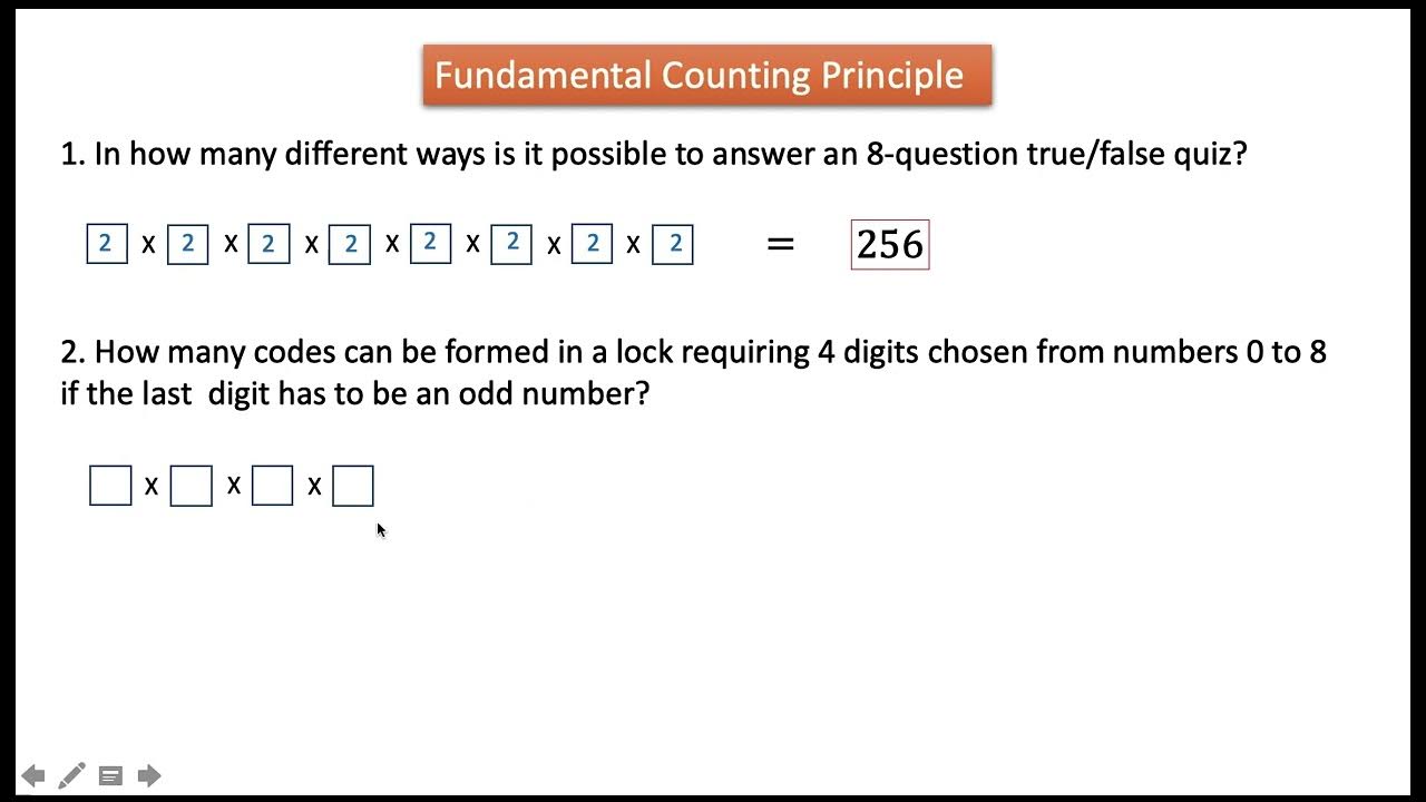 Problems Involving Fundamental Counting Principle - YouTube