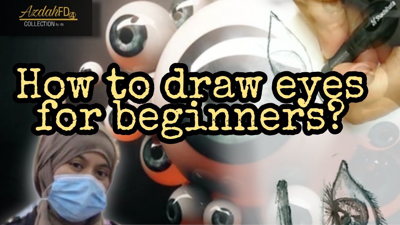 wow.How to draw eyes(FRONT VIEW)?... Easy step by step...cantikk. - YouTube