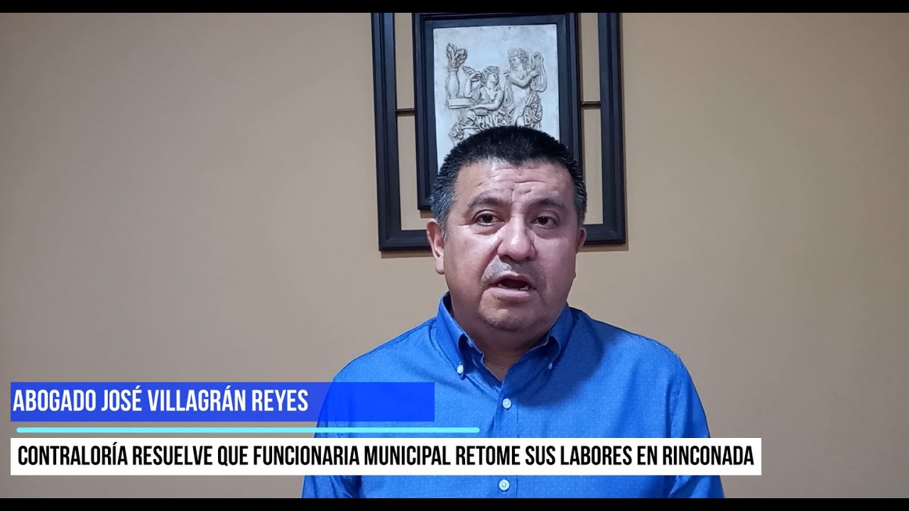 Abogado José Villagrán Reyes, Caso funcionaria municipal de Rinconada ...