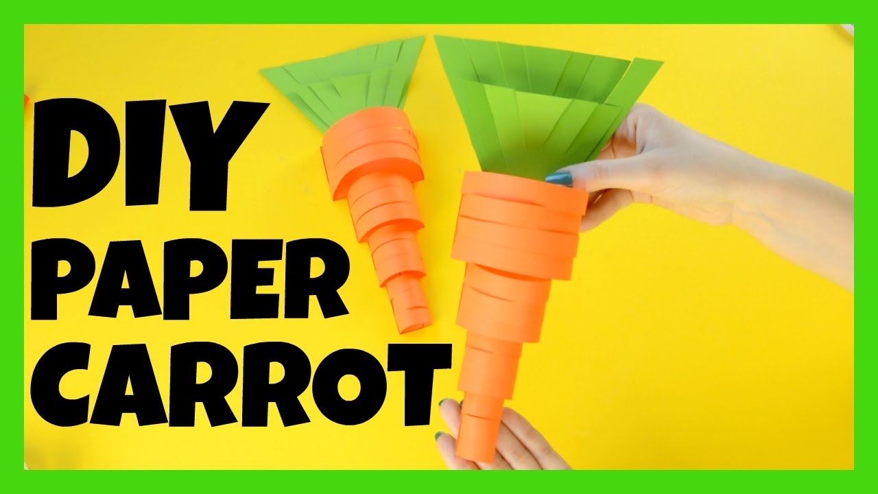 How To Make A Paper Carrot Paper Craft Idea YouTube how-to-make-a-paper-carrot-paper-craft-idea-youtube