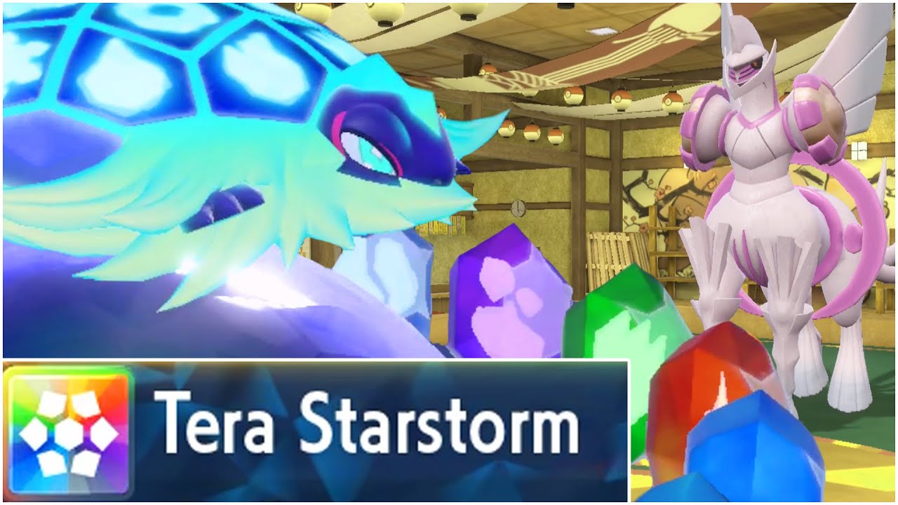 EPIC TERAPAGOS SWEEP~★ Tera Starstorm Steller Form Moveset Pokemon ...