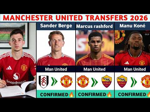 🚨MANCHESTER UNITED ALL CONFIRMED SUMMER TRANSFER 2026 🚨🔥 | CONCEIÇÃO, KONÉ & More