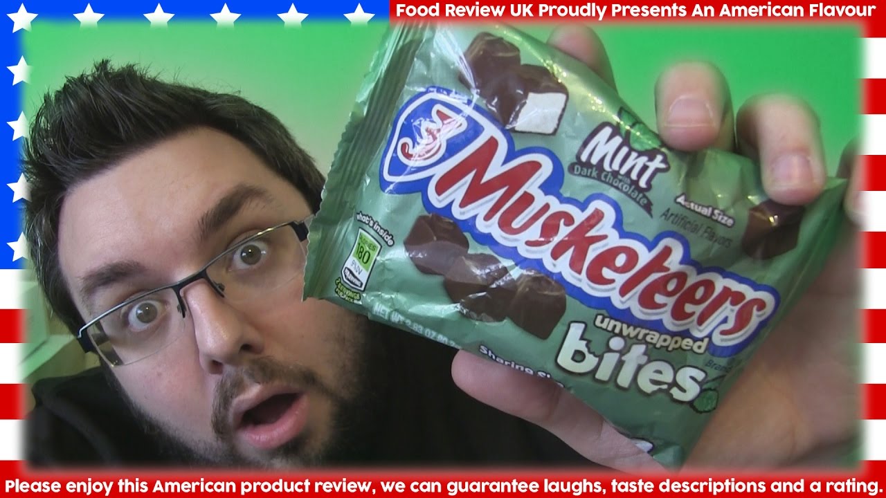 3 Musketeers Bites Mint Review (American) - YouTube