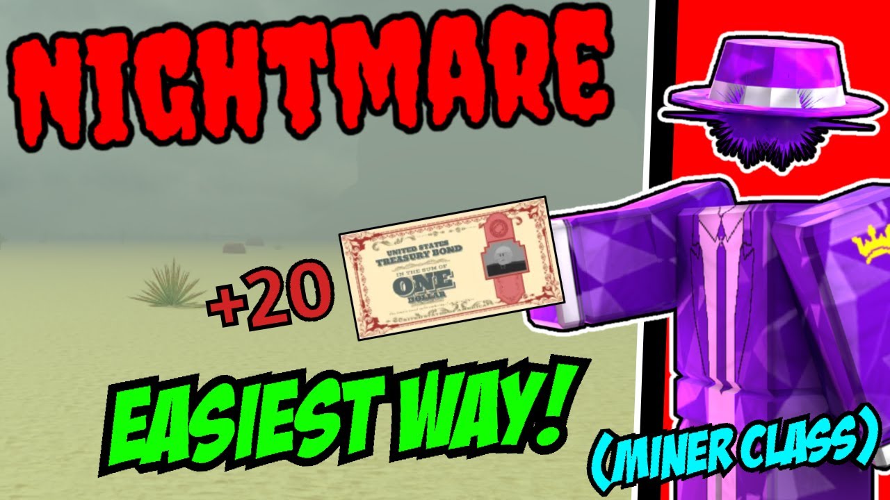 The EASIEST way to SOLO Nightmare Mode! | MINER CLASS | Roblox Dead ...