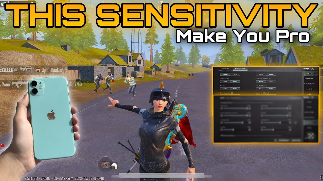 This Settings & Sensitivity Make You Pro 😍 / Pubg Mobile Settings ...