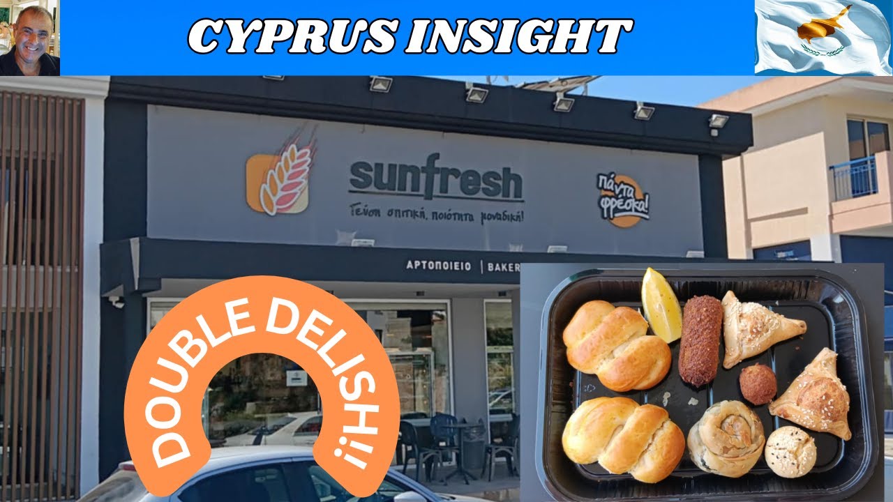 Sunfresh Bakery Paphos Cyprus - DELISH TREATS. - YouTube