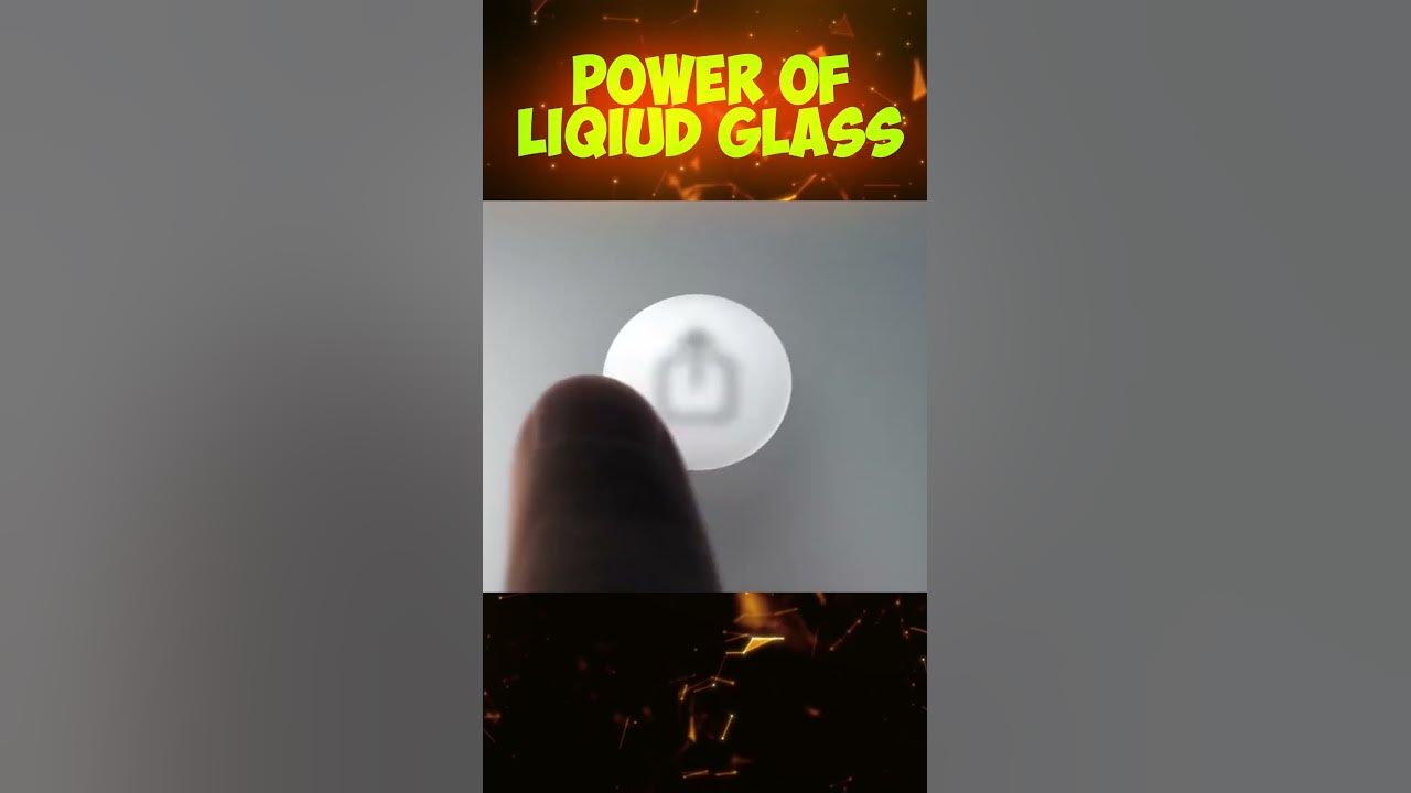 Liquid glass effect🔥#glass #shader #apple #edit #aesthetic #vibes #programming #shorts #viral ...
