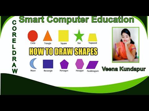 How change different shapes in corel draw - YouTube
