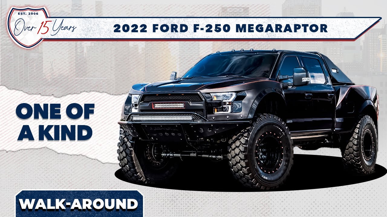 2022 Ford F-250 MEGARAPTOR | ONE OF A KIND | MegaRexx Trucks Build ...