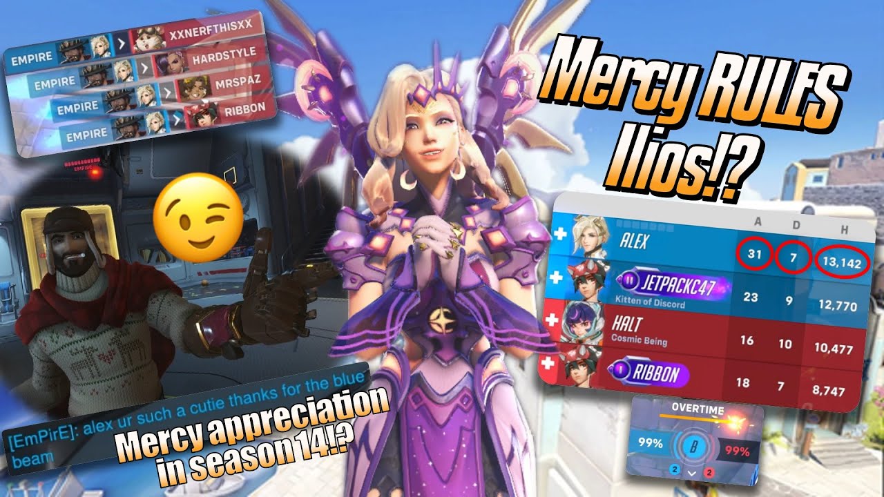 Mercy RULES Ilios!? 😉 - Mercy Gameplay & Commentary - Overwatch 2 ...