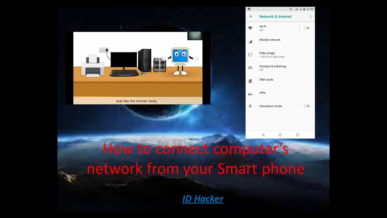 How to connect computer with hotspot tethering - YouTube