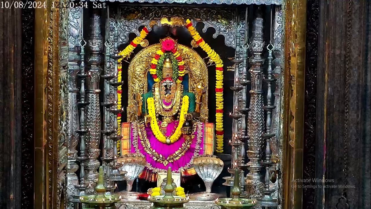 Shree Mahalasa Narayani Mahalasa Alankar & Mahamangal Aarati 10th ...