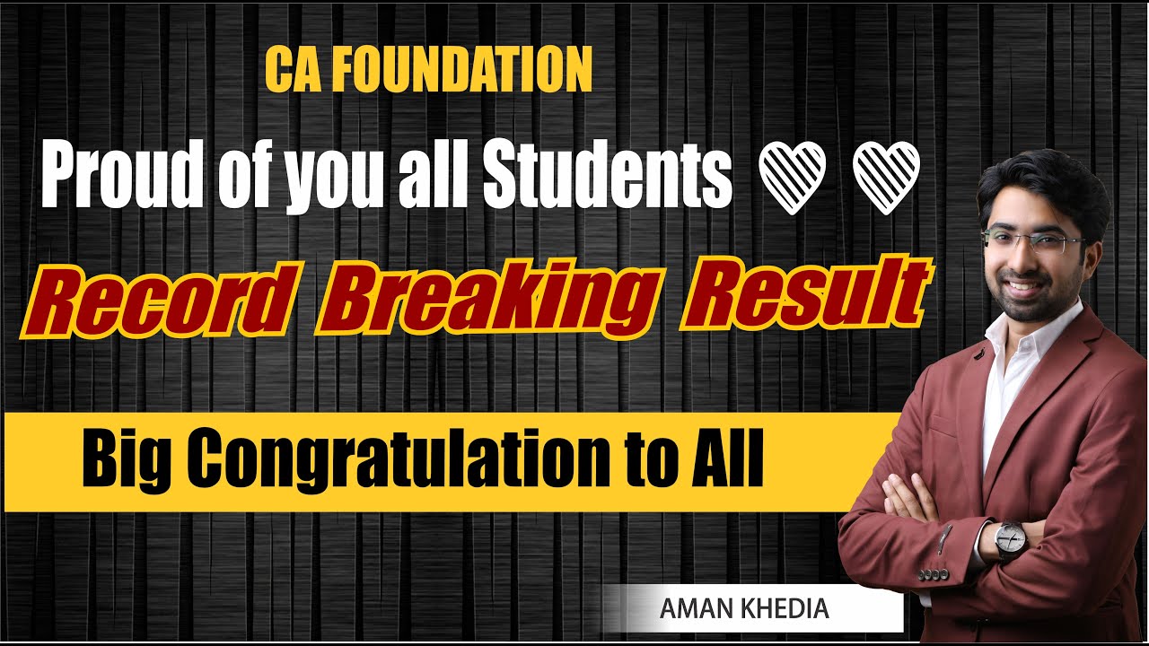 Record Breaking Result | Big Congratulation | Proud of You all ️ ️ ...