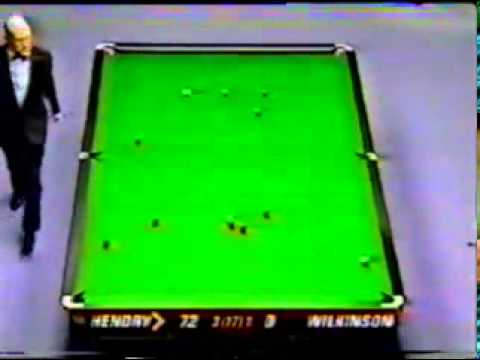 Stephen Hendry Snooker 147 vs Gary Wilkinson at 1995 UK Championship ...