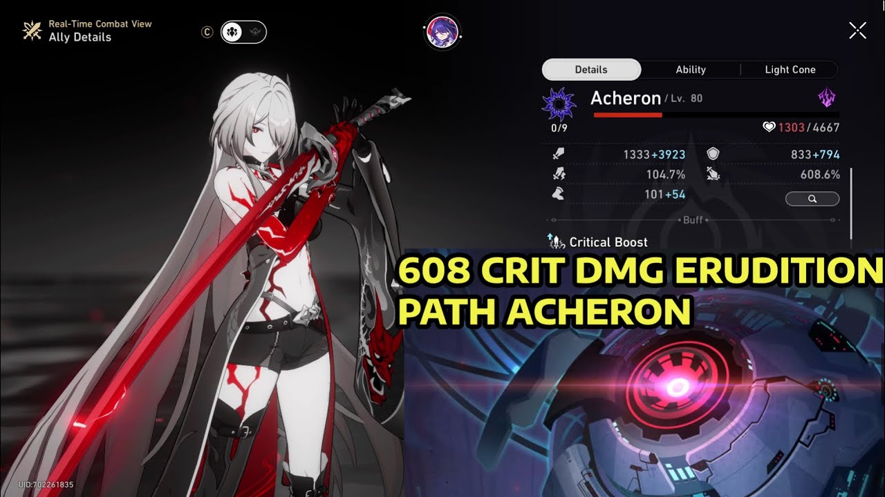 E0S1 ACHERON ERUDITION PATH - Honkai:Star Rail - YouTube