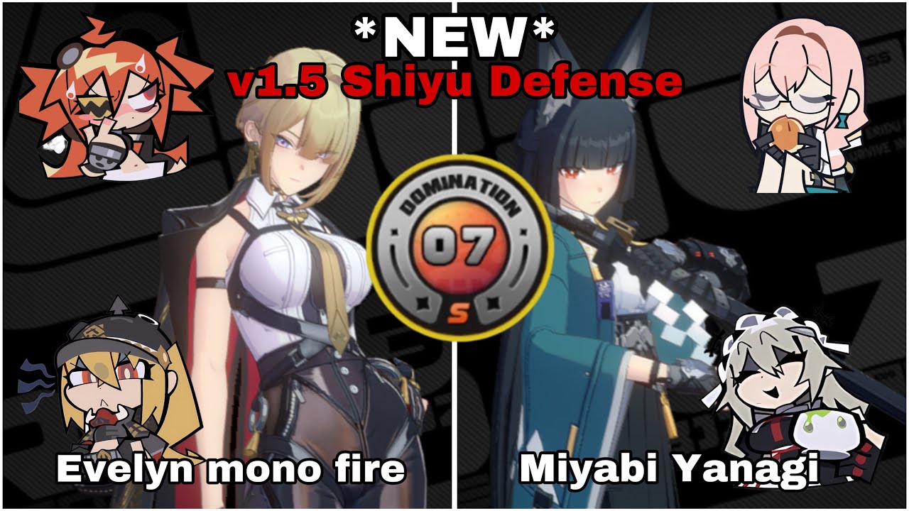 *NEW* v1.5 Shiyu Defense M0W1 Evelyn mono fire M0W1 Miyabi Yanagi ...